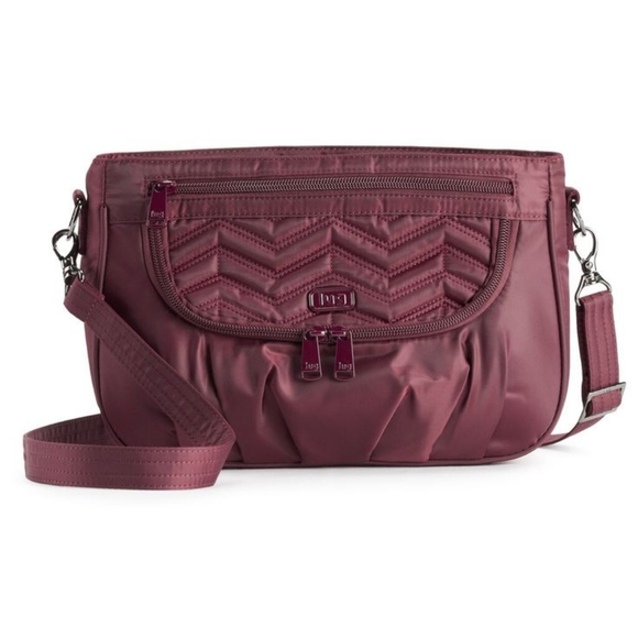 lug | Bags | Lug Mambo Nylon Wine Red Crossbodytravel Bag | Poshmark